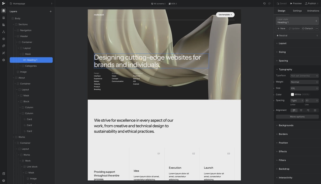 Ycode vs. Webflow: a feature rich, cost effective alternative to Webflow
