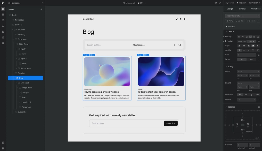 Ycode Professional Websites With No Code