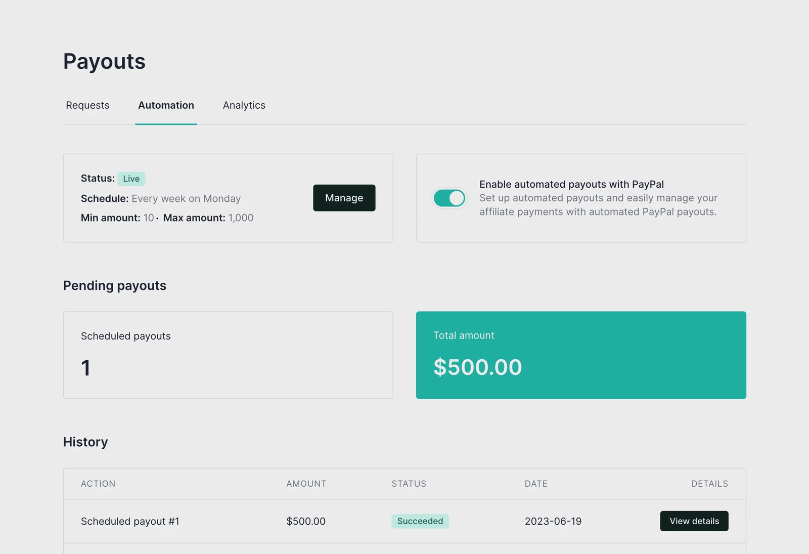 Automated Payouts with PayPal, Wise & Intermediary Payouts | Partnero