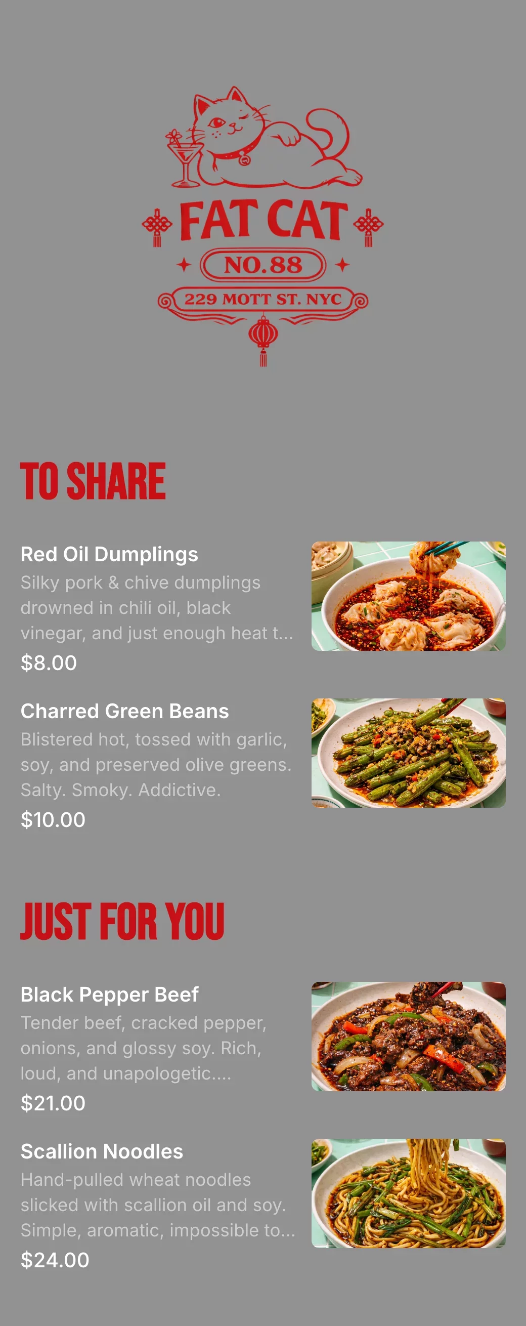 Chinese restaurant Menu Template | mmmmenu