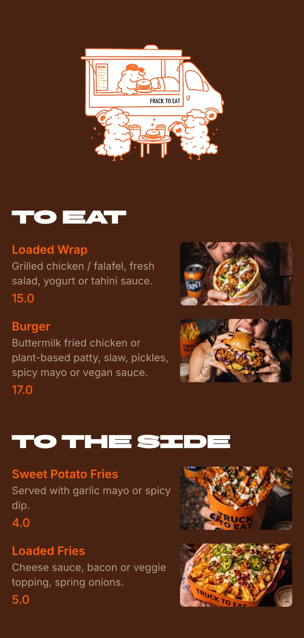 Food truck Menu Template | mmmmenu