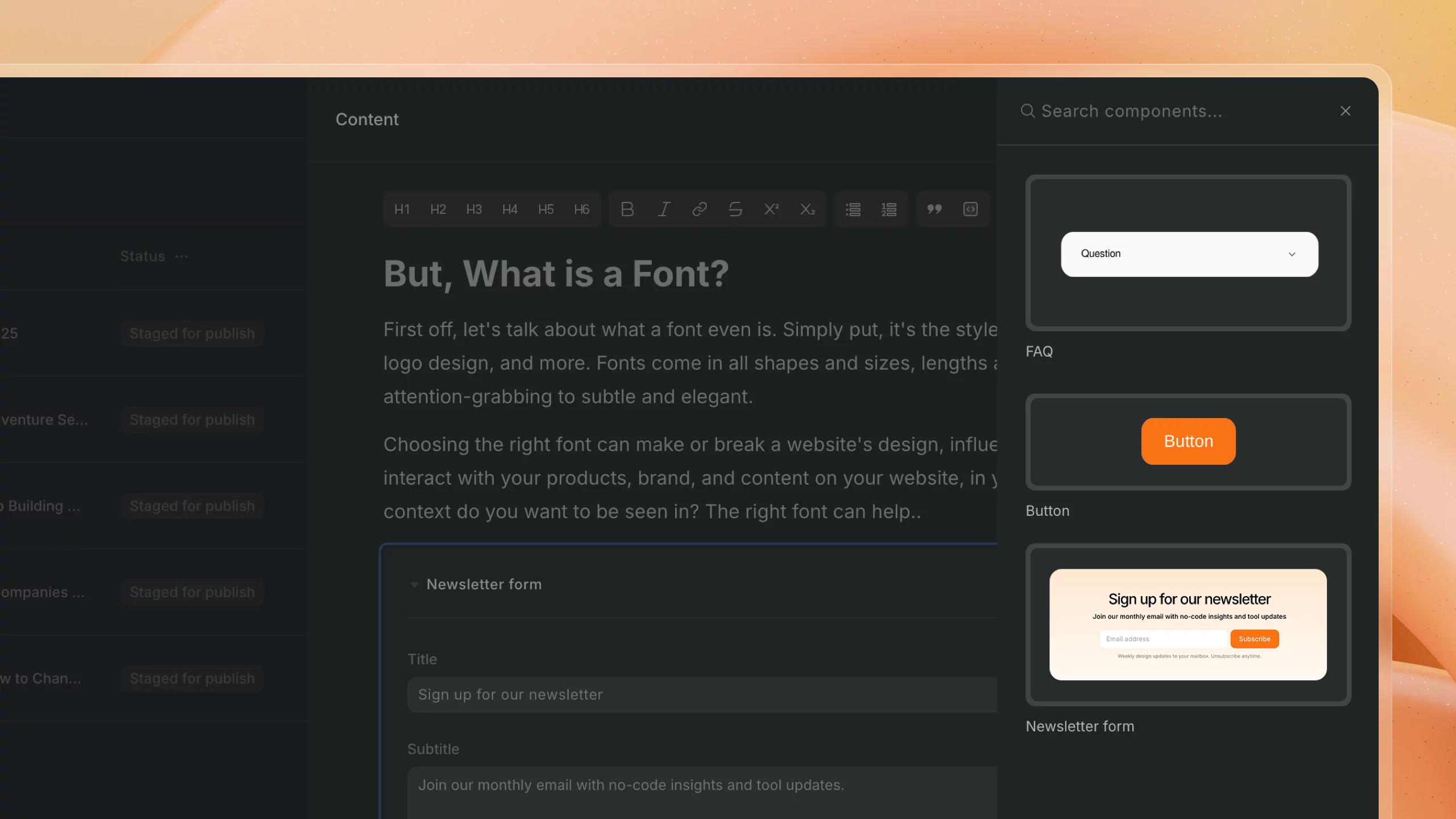 Components inside rich-text — Ycode Updates