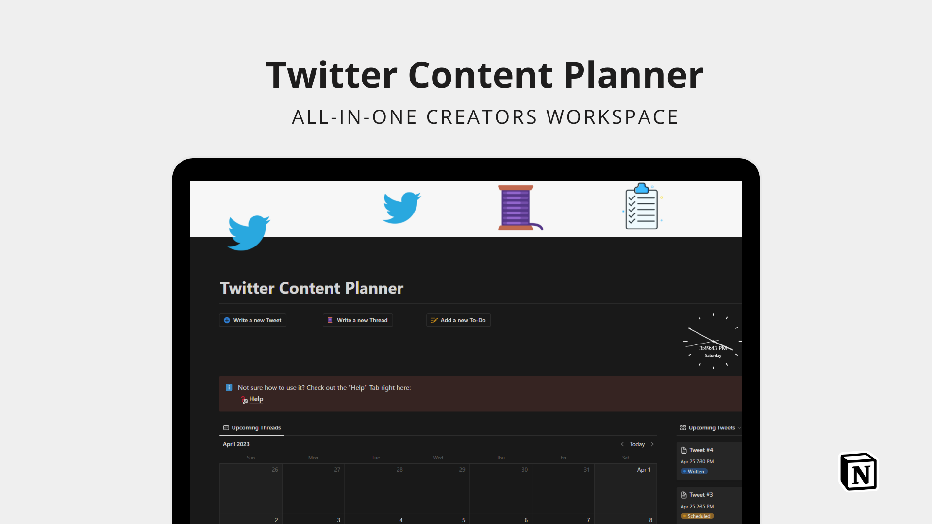 Twitter Content Planner