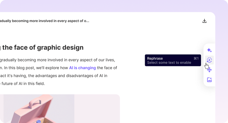 Draft AI - Create high quality copy in seconds using AI