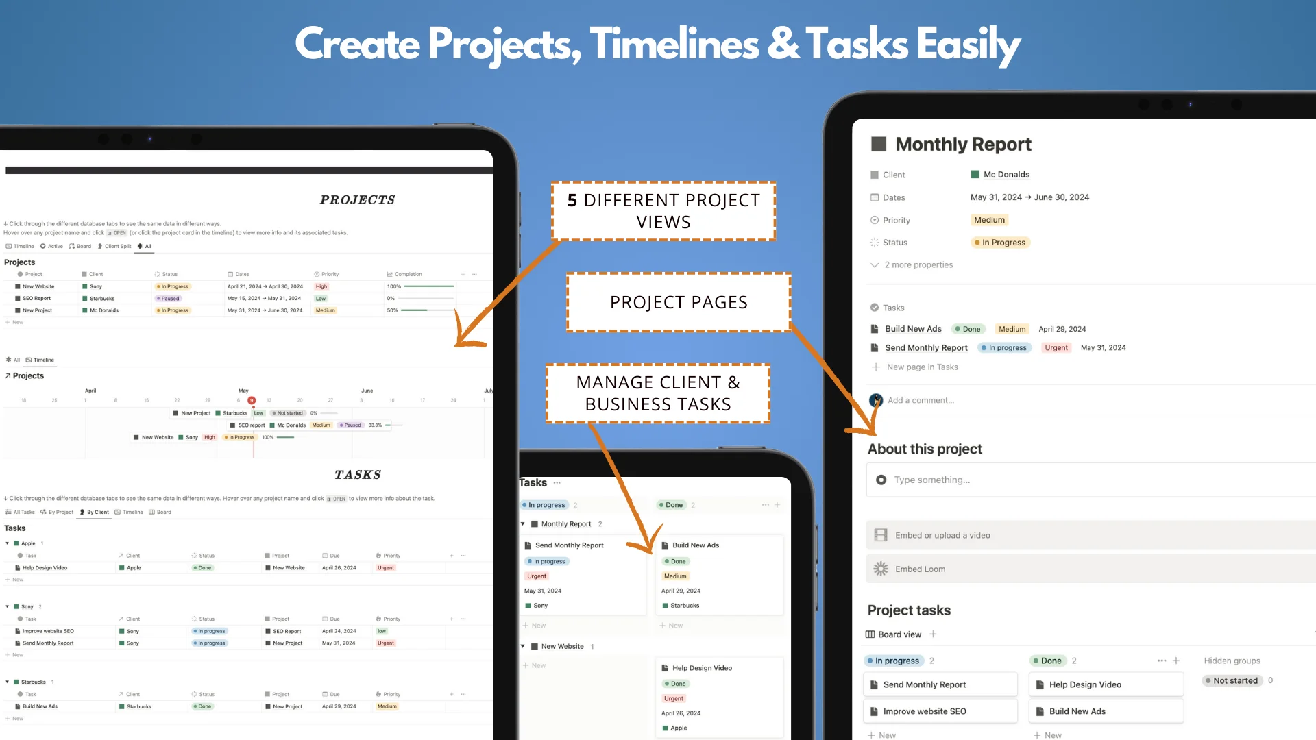 Agency OS Notion Template - Business Template