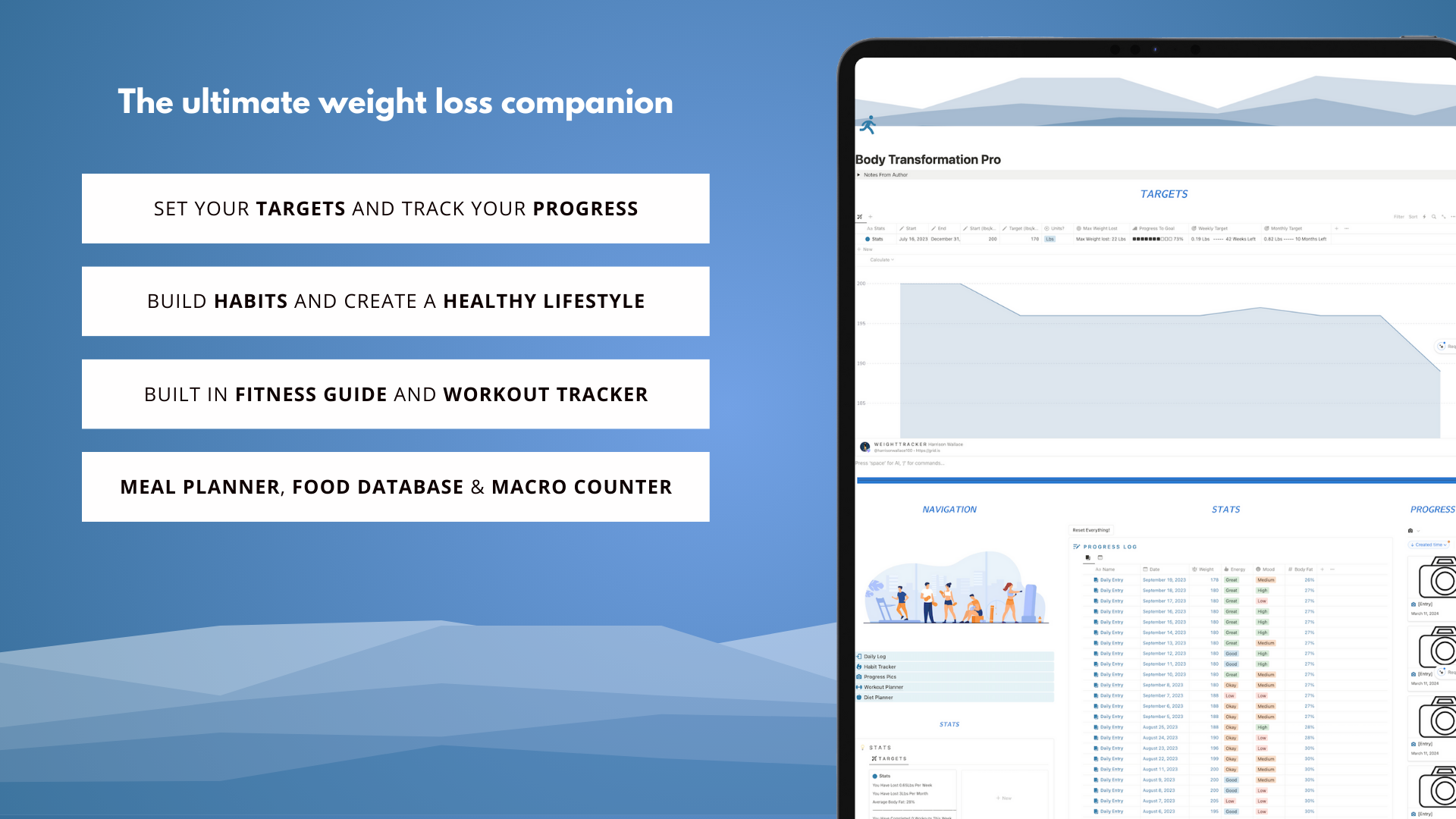 Body Transformation Pro - Personal Template