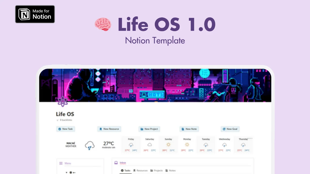 Life OS 1.0 - Productivity Template