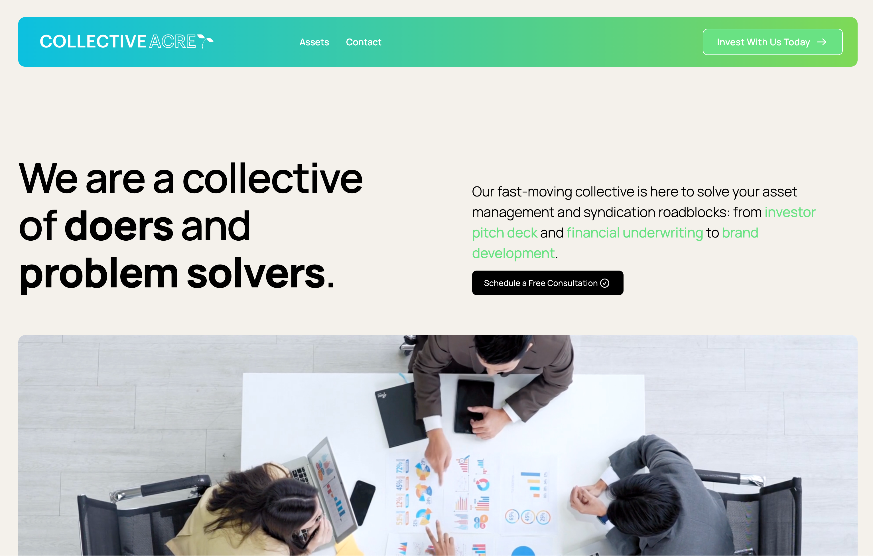 Collective Acre | Asset Management, Consulting Services, Investment Opportunities