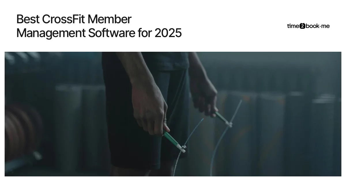 Best CrossFit Member Management Software for 2025 — time2book·me